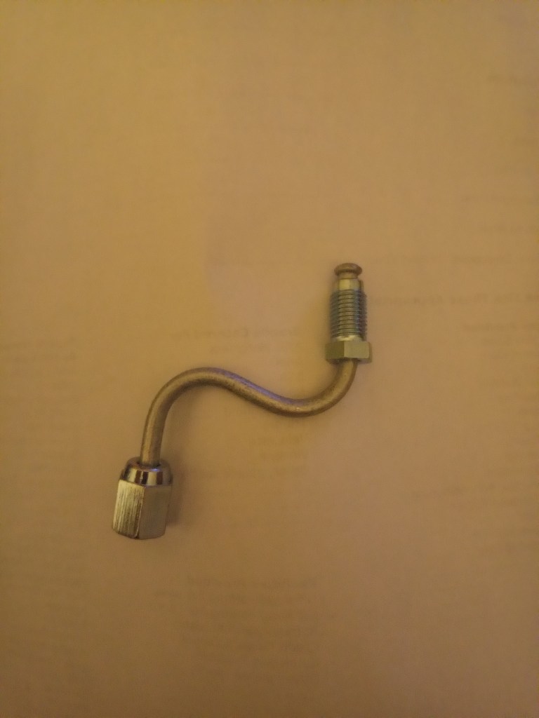 60-7178 BRAKE PIPE T140E FRONT BRAKE - Springham Engineering