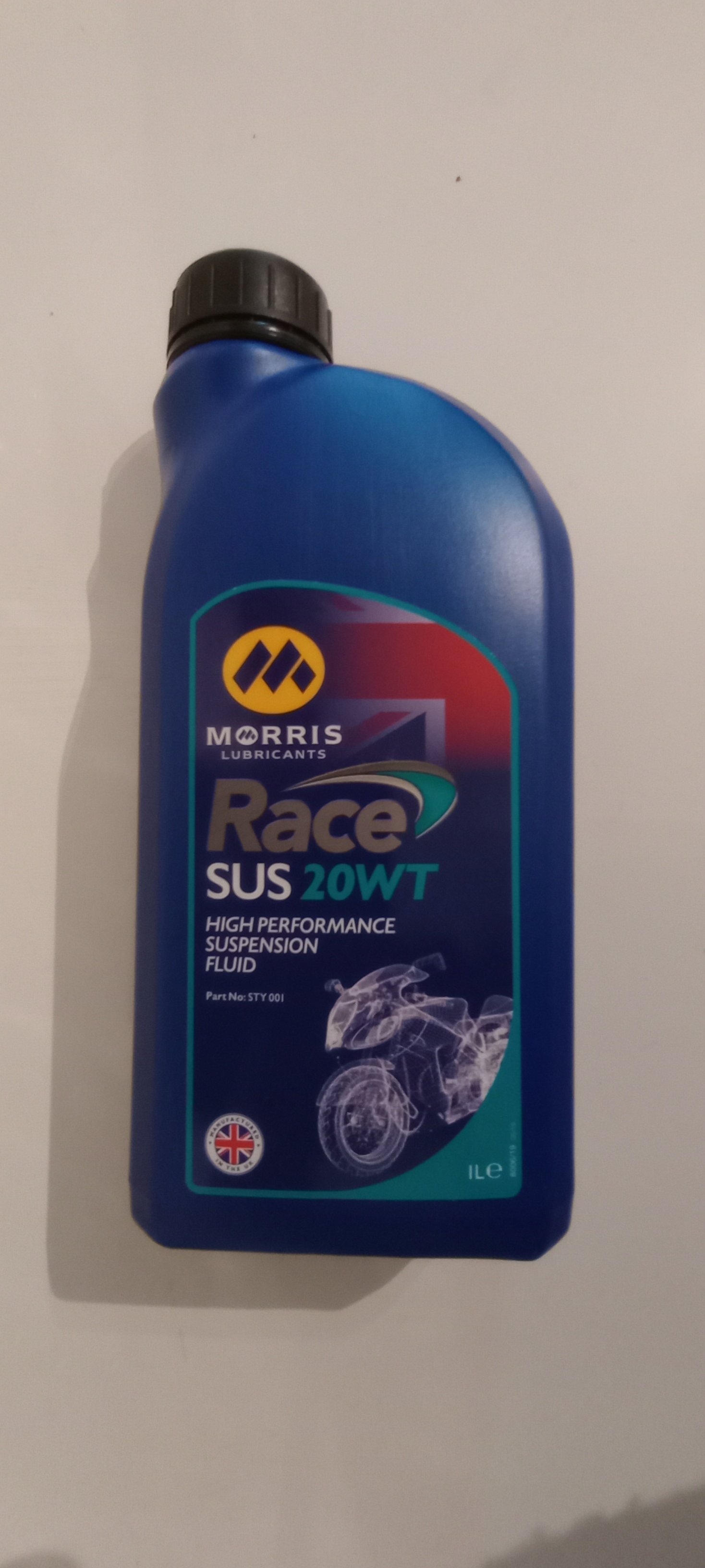 FORK OIL 20WT 1 LITRE MORRIS OILS. - Springham Engineering
